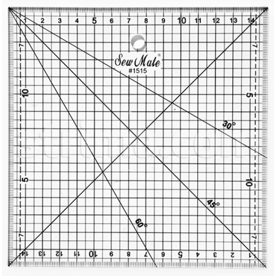 Lenjir za patchwork 15 x15 cm